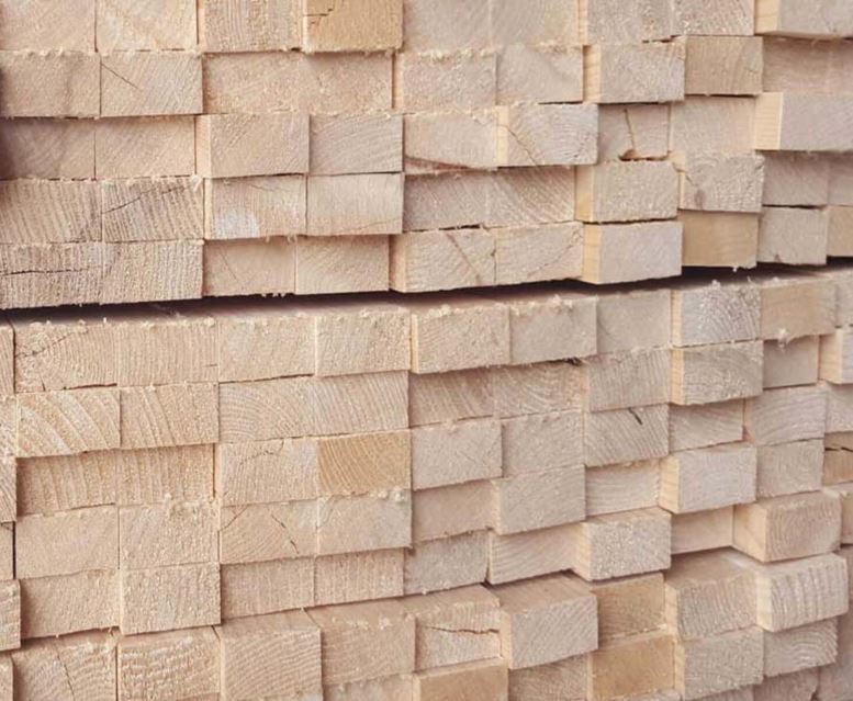 Dachlatte Fichte KD sägerau - Latten - Luhmann Holzhandel GmbH